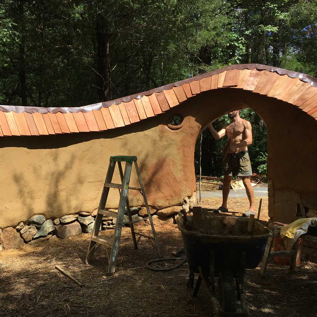 Een tuinmuurtje van stro - Vakgroep Strobouw
